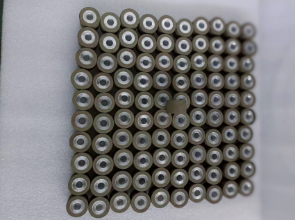 Internal grinding wheels for HVOF coating