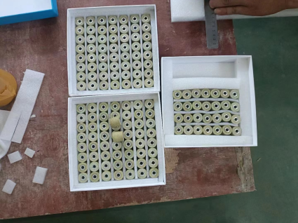 Internal grinding wheels for HVOF coating